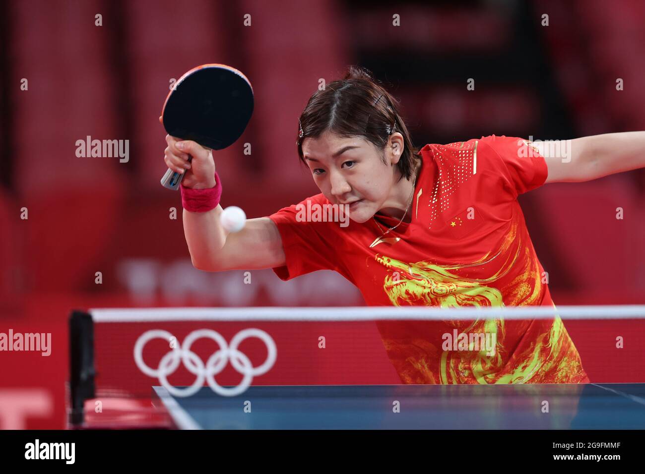 Tokyo, Japan. 26th July, 2021. CHEN Meng (CHN) Table Tennis : Women's ...