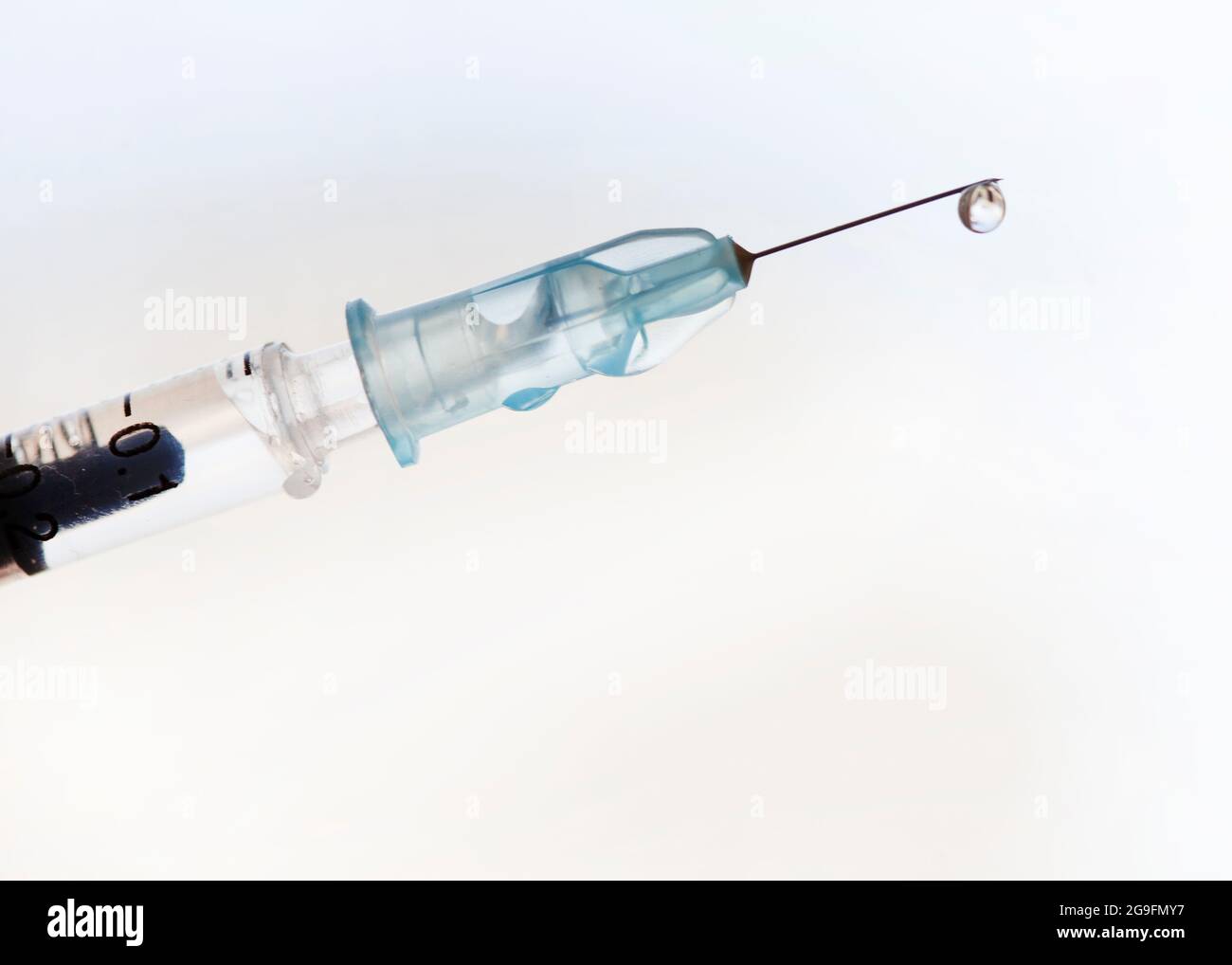 medical syringe and needle in close-up shot Stock Photo - Alamy