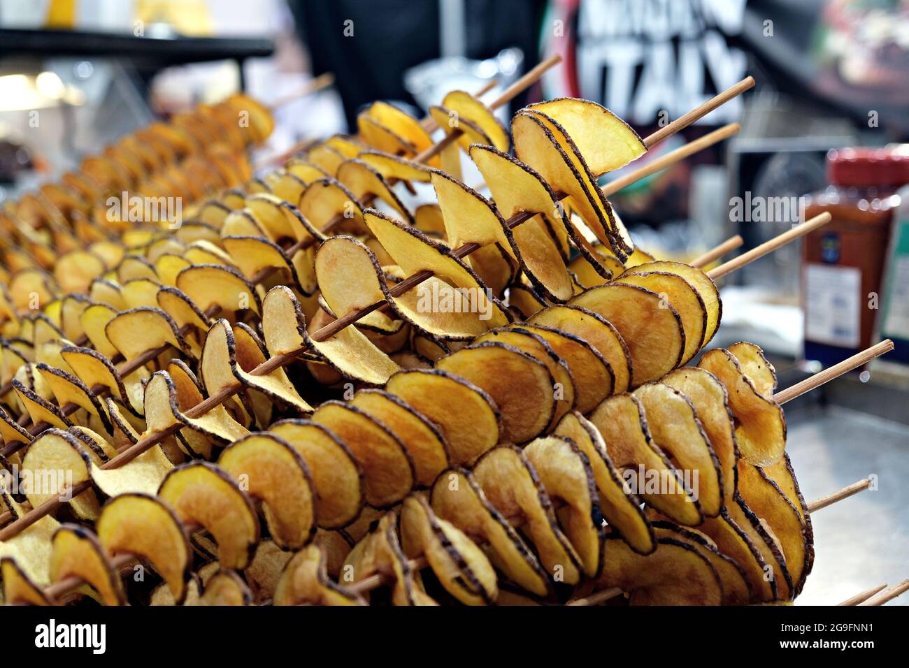 Tornado potatoes hi-res stock photography and images - Alamy