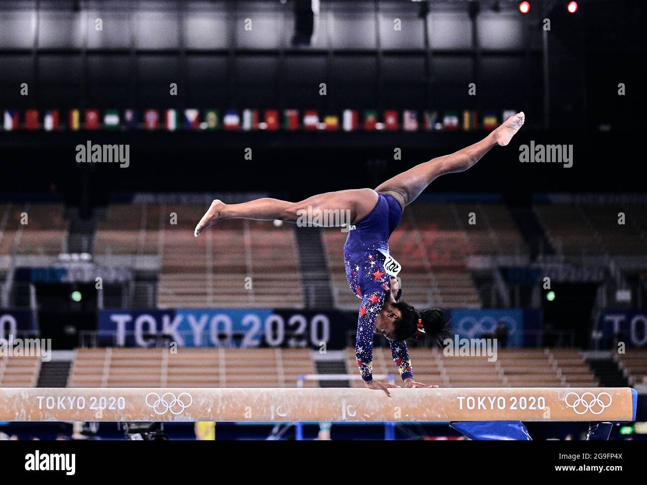 July 25, 2021: Simone Biles of United States of America during women's ...