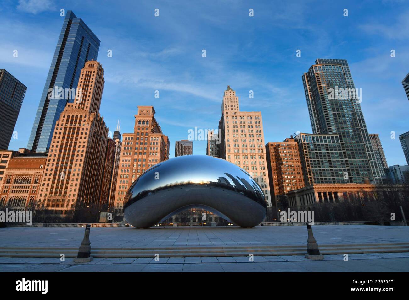 The Bean or Cloud Gate a public sculpture by Indian-born British artist ...