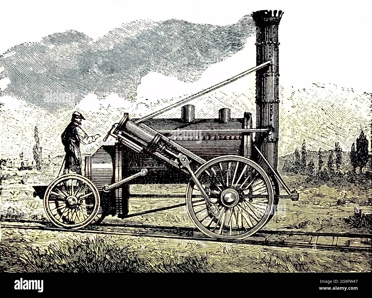 George stephenson rocket hi-res stock photography and images - Alamy