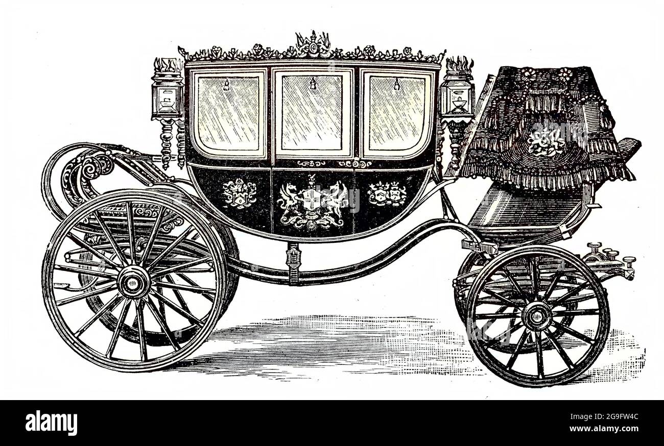 Gala glass carriage for court festivities, ca 1825, England / Gala ...