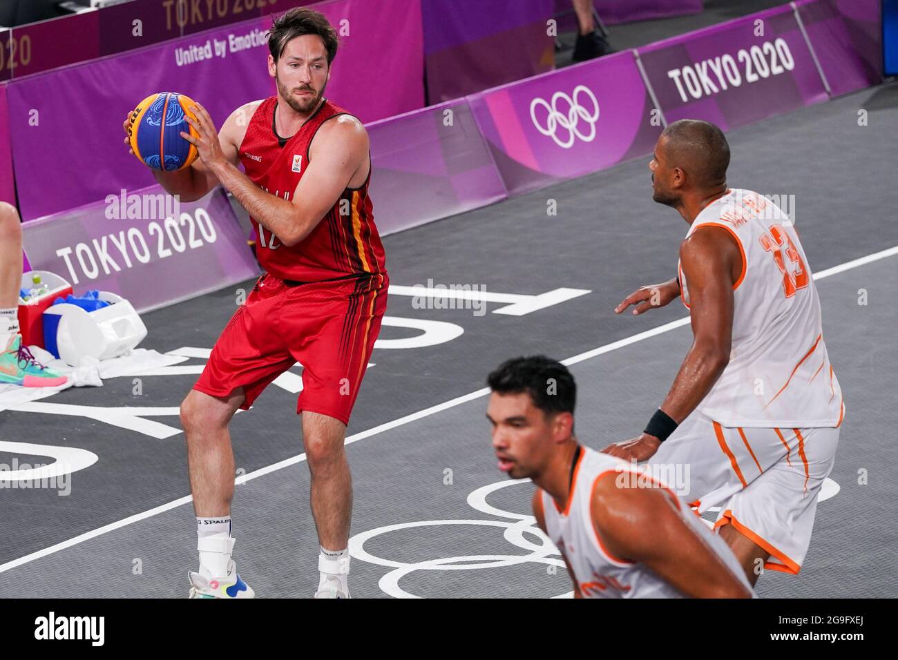 TOKYO, JAPAN - JULY 26: Thierry Marien of Belgium competing on Men's ...