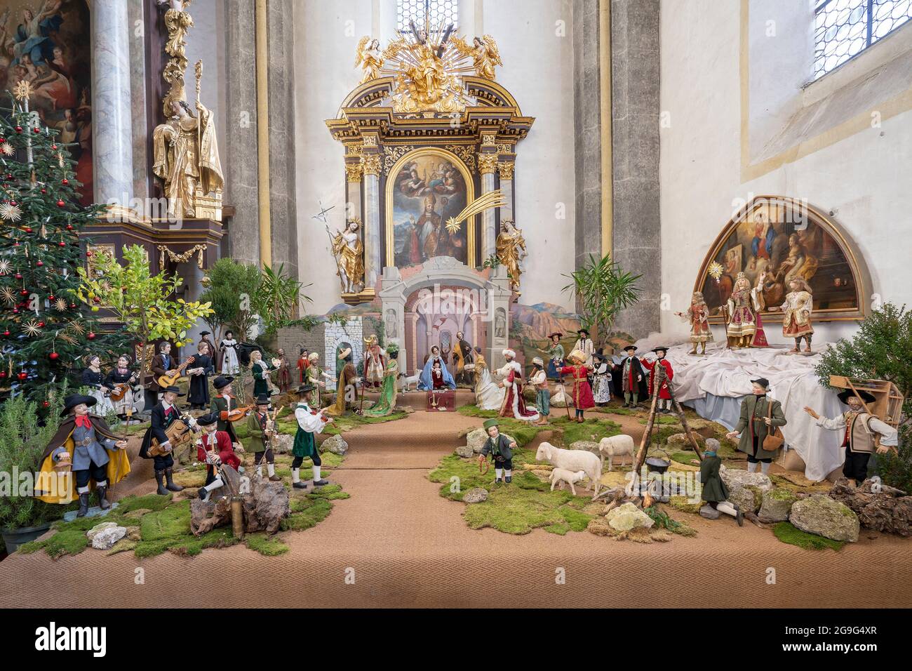 Baroque church architecture in bavaria hi-res stock photography and ...