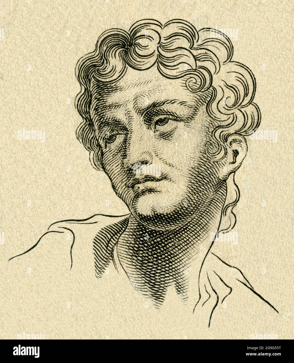 Copperplate portrait engraving hi-res stock photography and images - Alamy