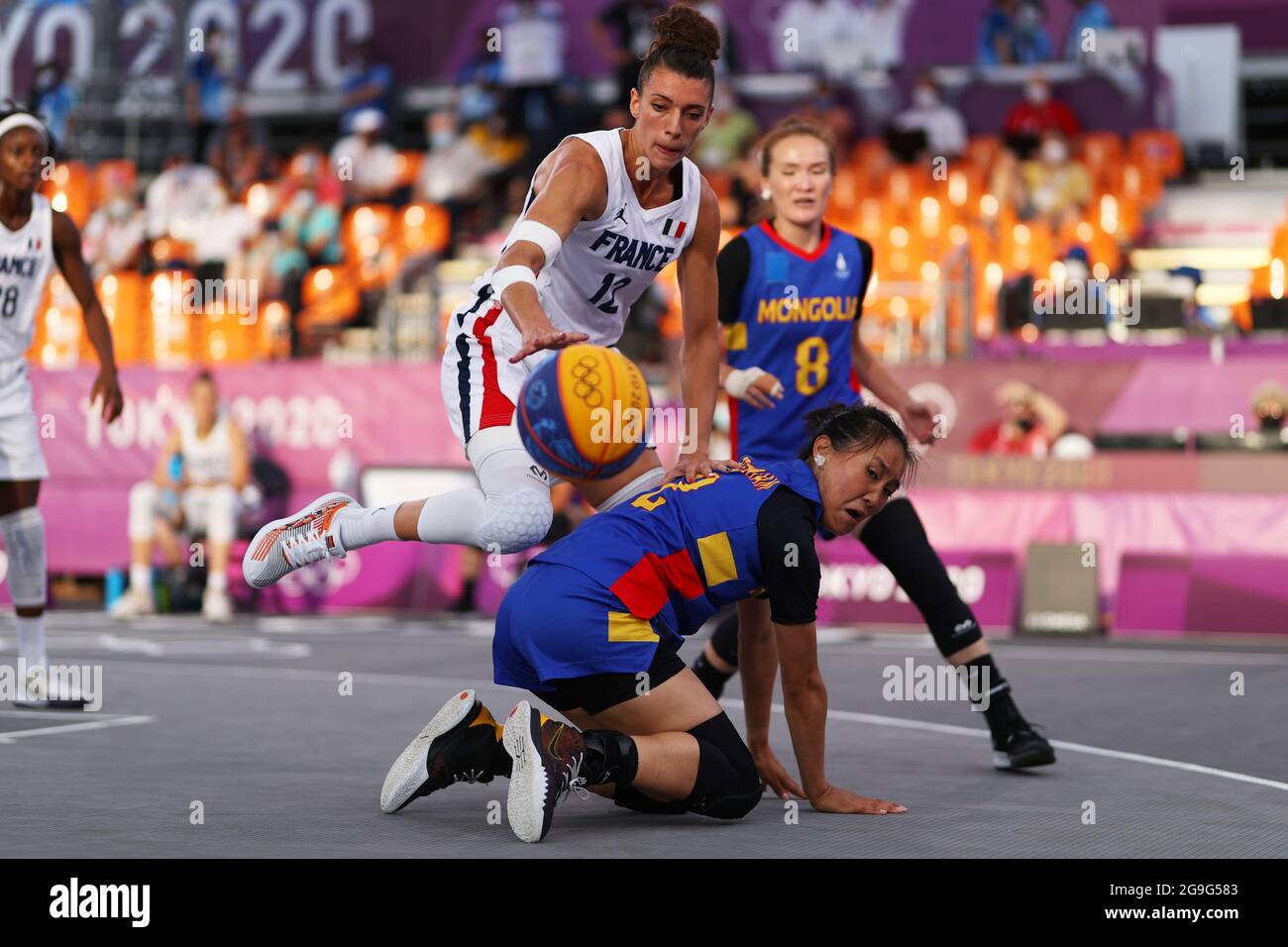 Tokyo, Japan. 26th July, 2021. (L to R) Laetitia Guapo (FRA ...