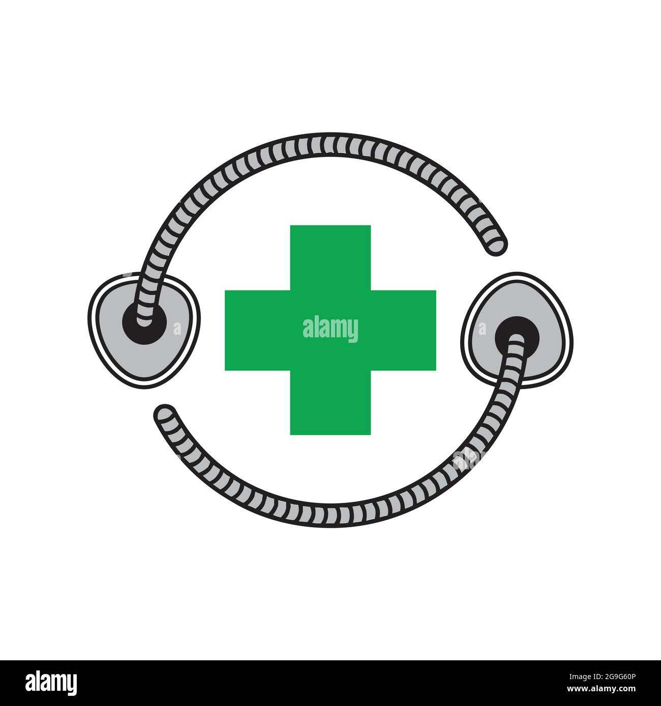 medical anesthesia flat logo icon flat concept vector design Stock ...