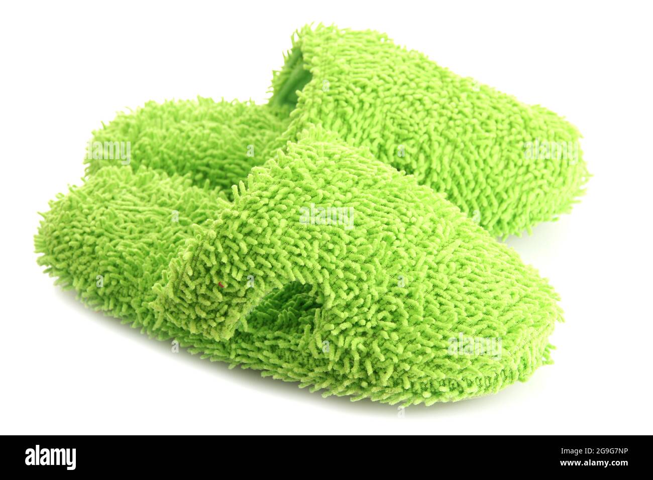 bright slippers, isolated on white Stock Photo - Alamy