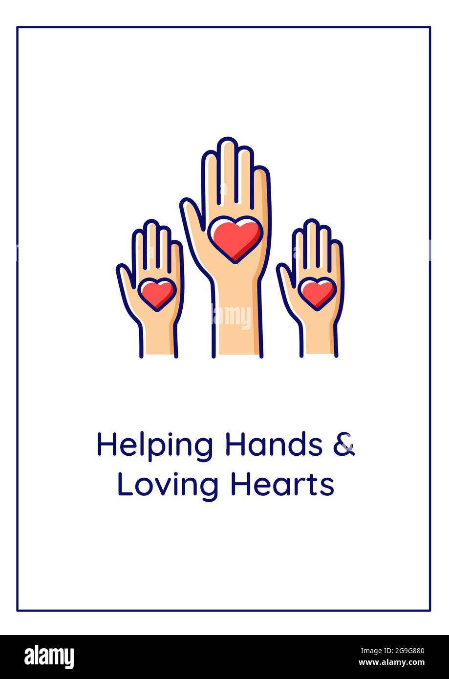 Loving kindness heart Stock Vector Images - Alamy