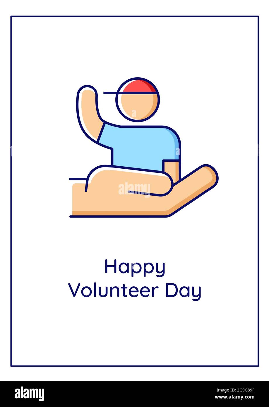 Volunteer day campaign Cut Out Stock Images & Pictures - Alamy