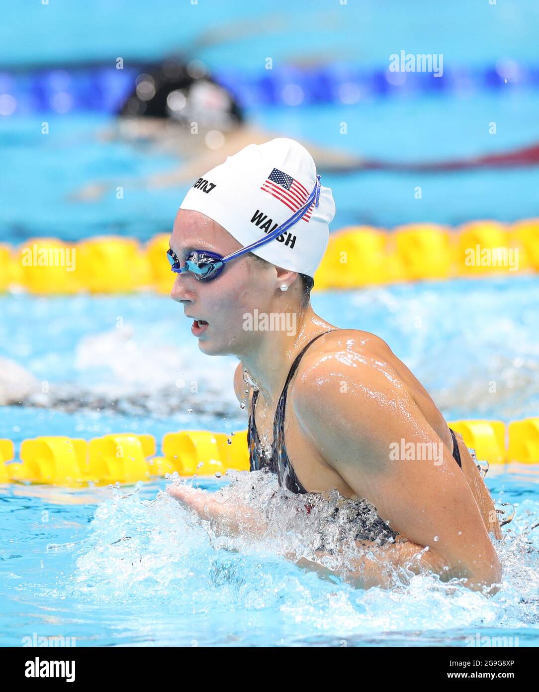 (210726) -- TOKYO, July 26, 2021 (Xinhua) -- Alex Walsh of the United ...