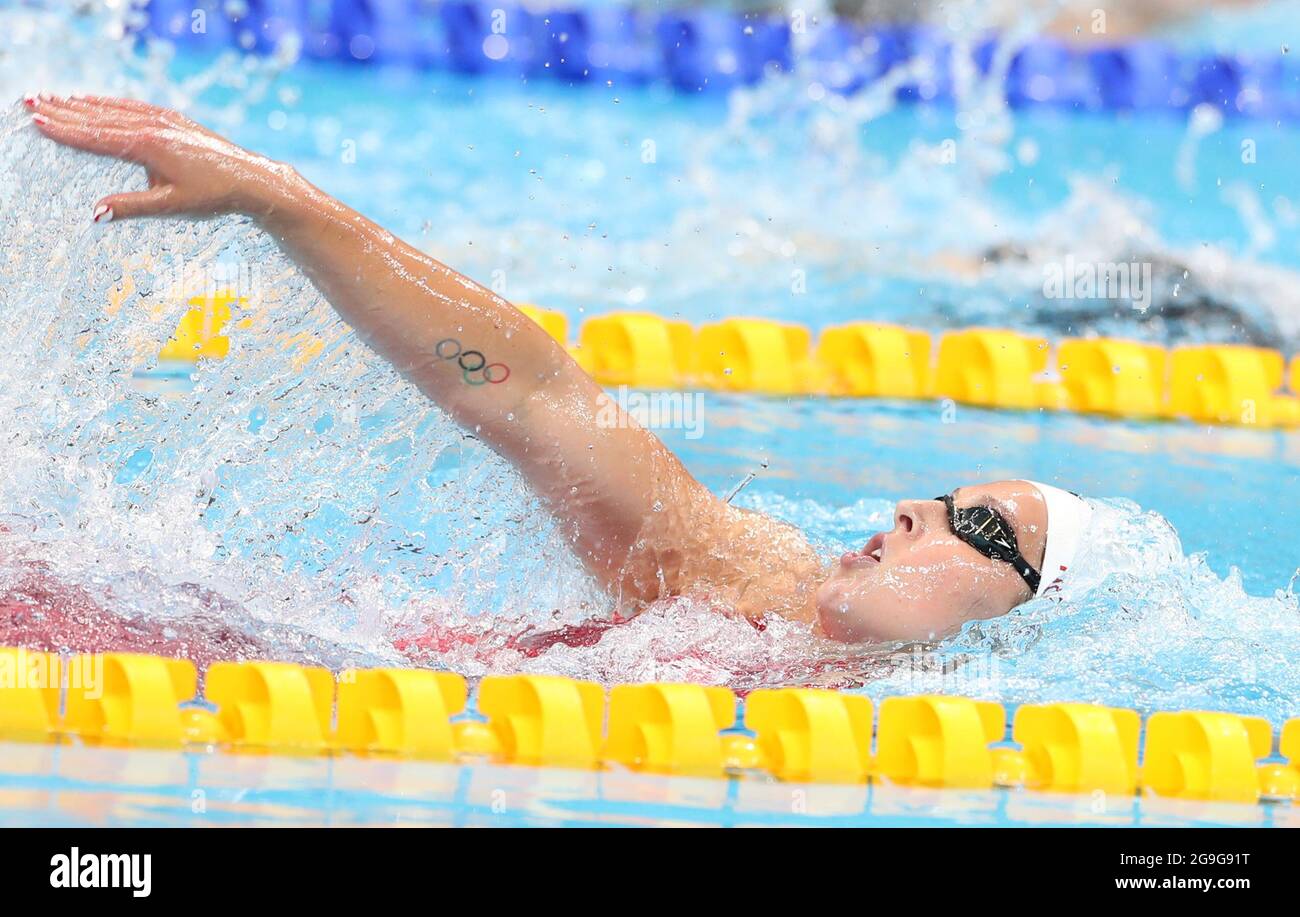 Tokyo, Japan. 26th July, 2021. Sydney Pickrem of Canada competes during ...