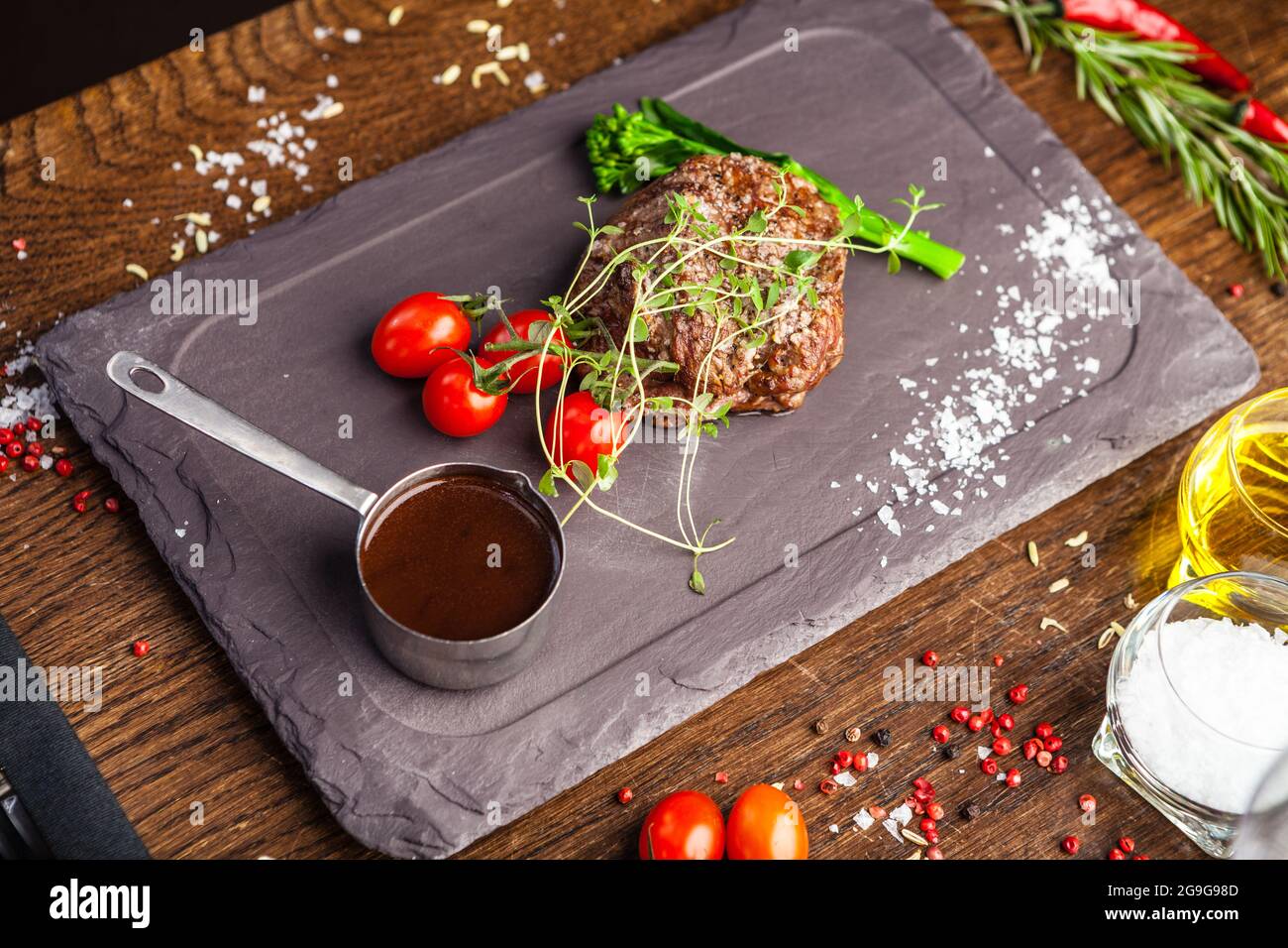 Estonian beef tenderloin steak. Delicious healthy traditional food ...