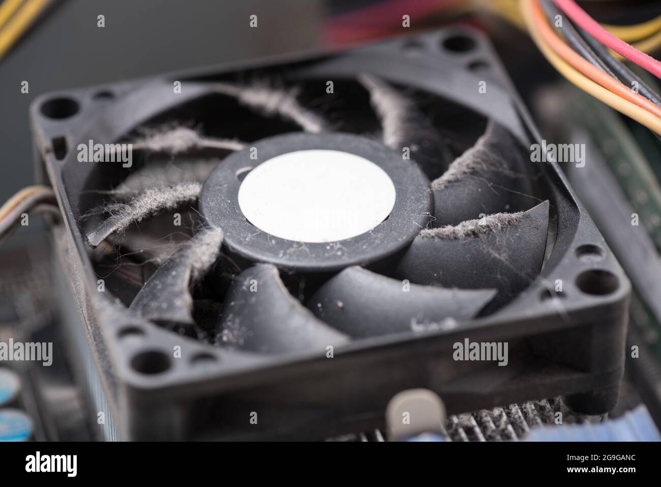 Dusty CPU fan Stock Photo - Alamy