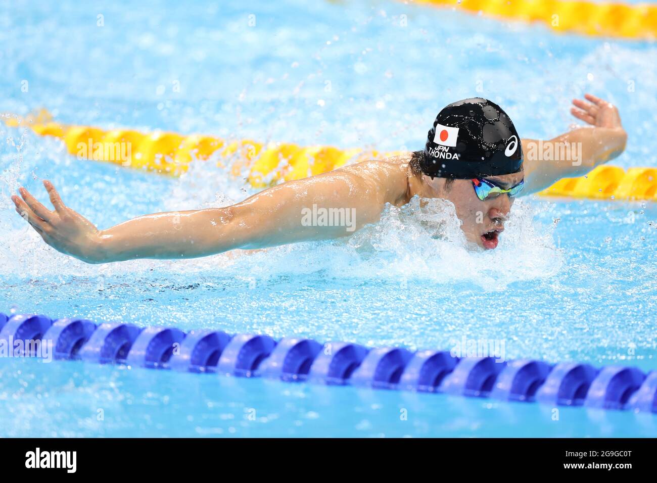 Tokyo, Japan. 26th July, 2021. Tomoru Honda (JPN) Swimming : Men's 200m ...