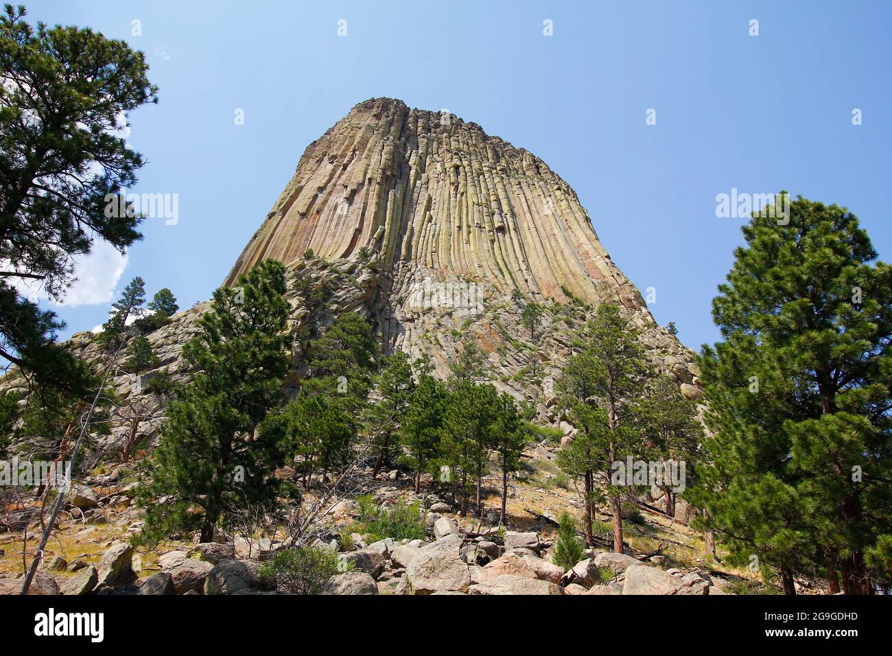 Devil's Tower National Monument, Wyoming Stock Photo - Alamy