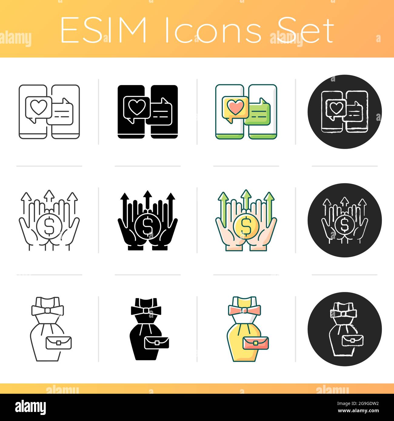 Modern lifestyle and health icons set Stock Vector Image & Art - Alamy