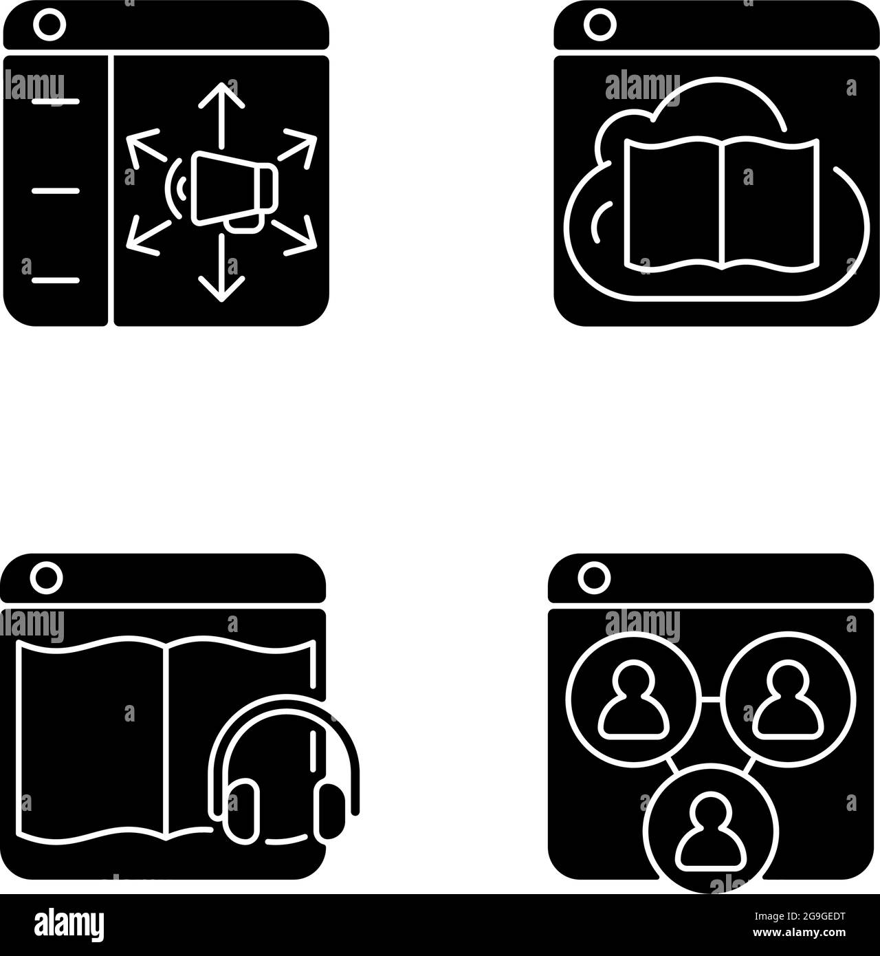 Collaborative workspace Stock Vector Images - Alamy