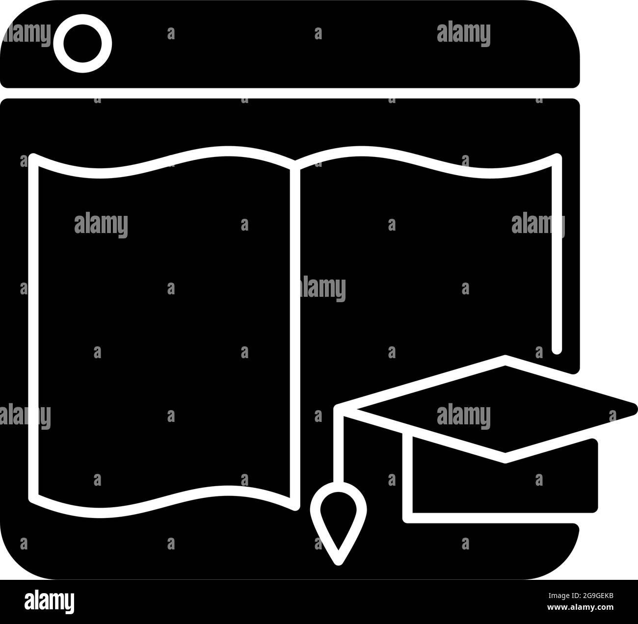 Learning platforms black glyph icon Stock Vector Image & Art - Alamy