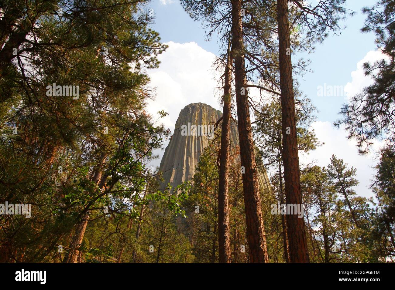 Devil's Tower National Monument, Wyoming Stock Photo - Alamy