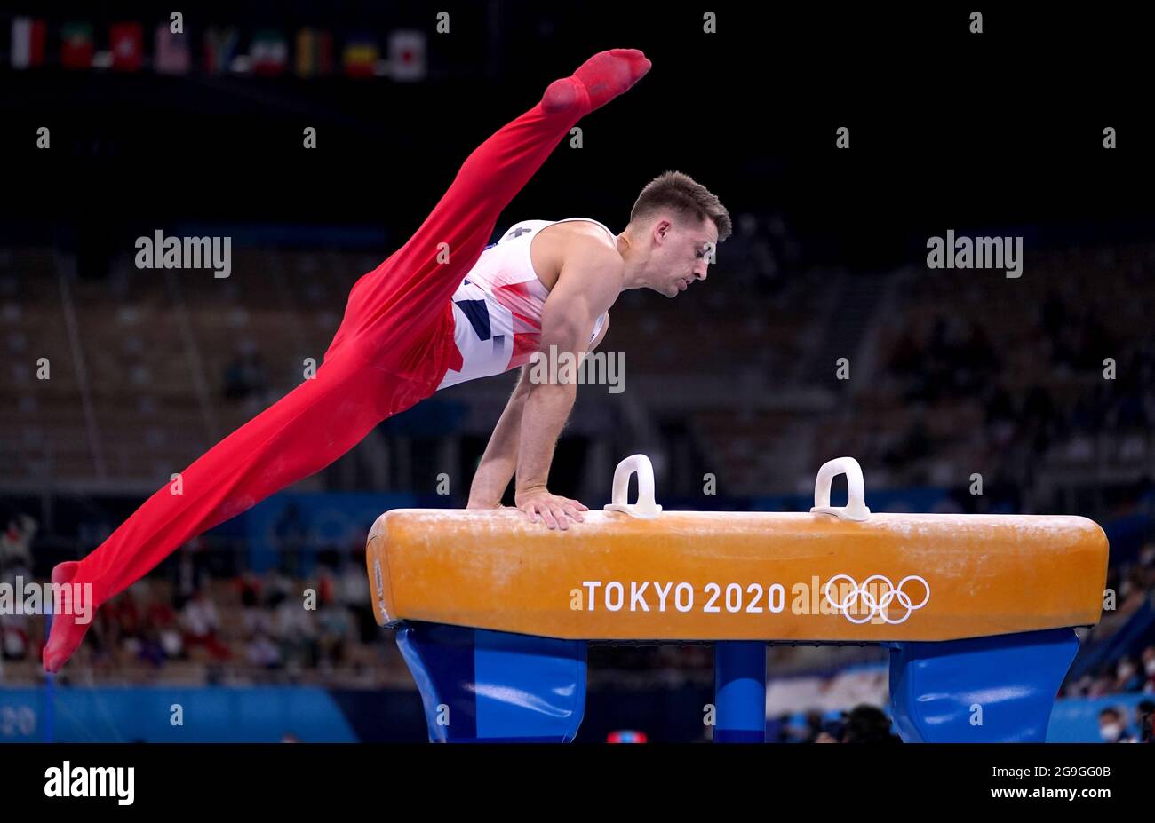 Great Britain's Max Whitlock on the Pommel Horse during the Artistic ...