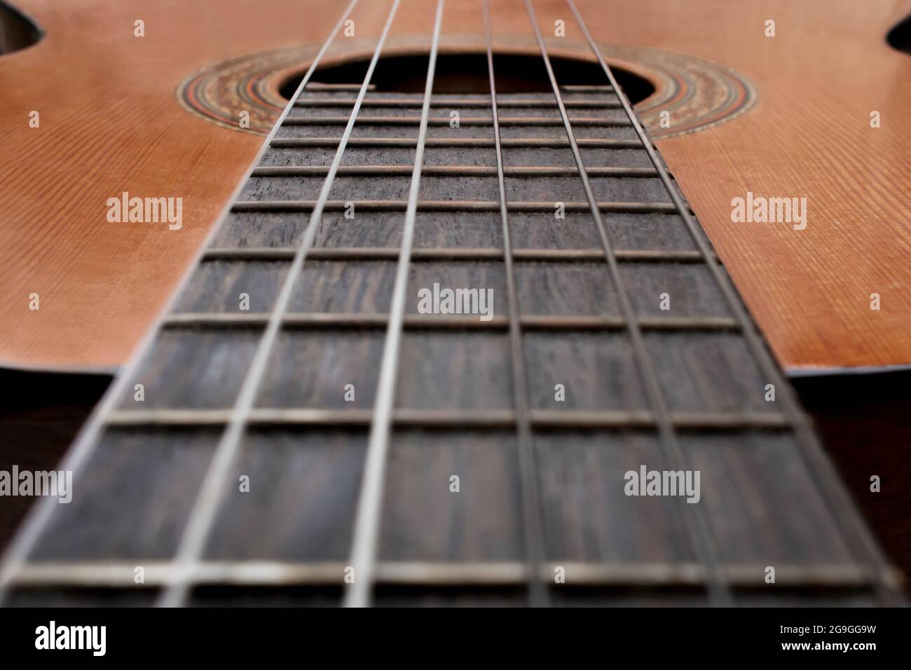 Acoustic guitar fretboard hi-res stock photography and images - Alamy
