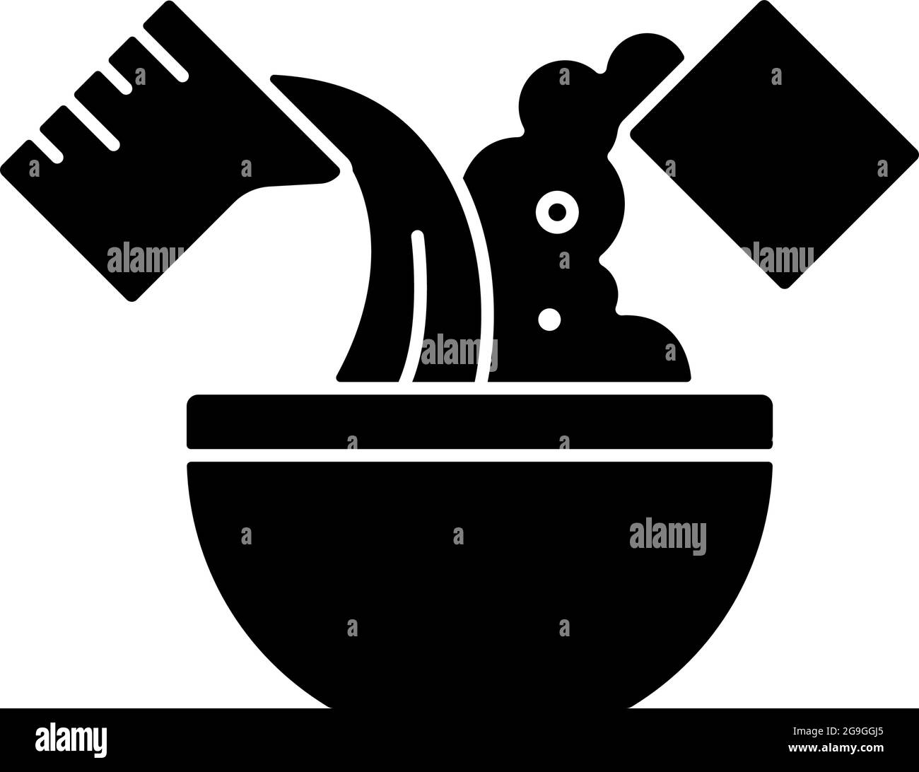 Mixing process Stock Vector Images - Alamy