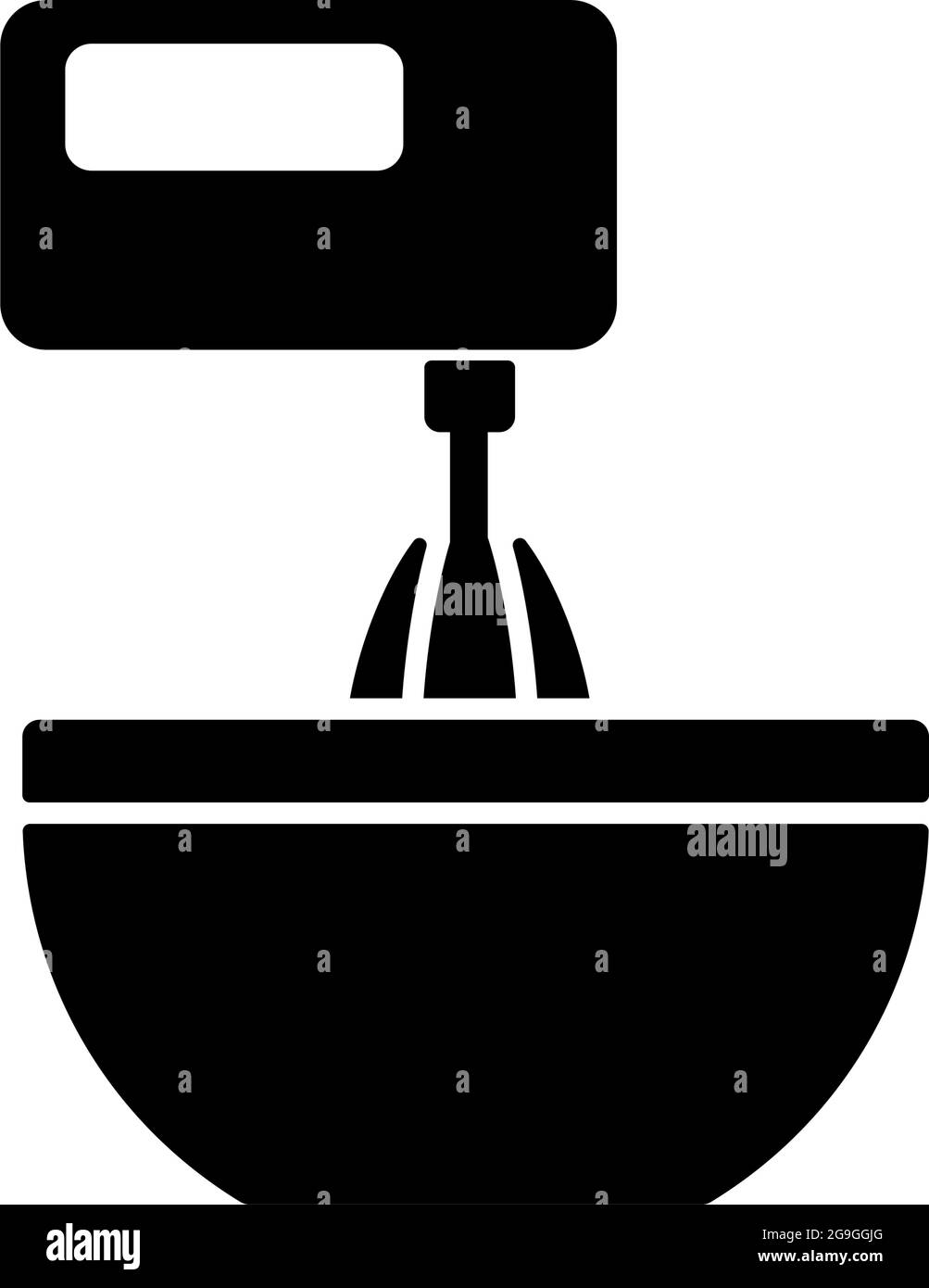 Blender mixer glyph icon Cut Out Stock Images & Pictures - Alamy