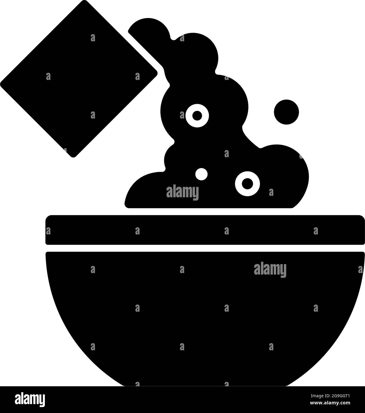 Add cooking ingredient black glyph icon Stock Vector Image & Art - Alamy