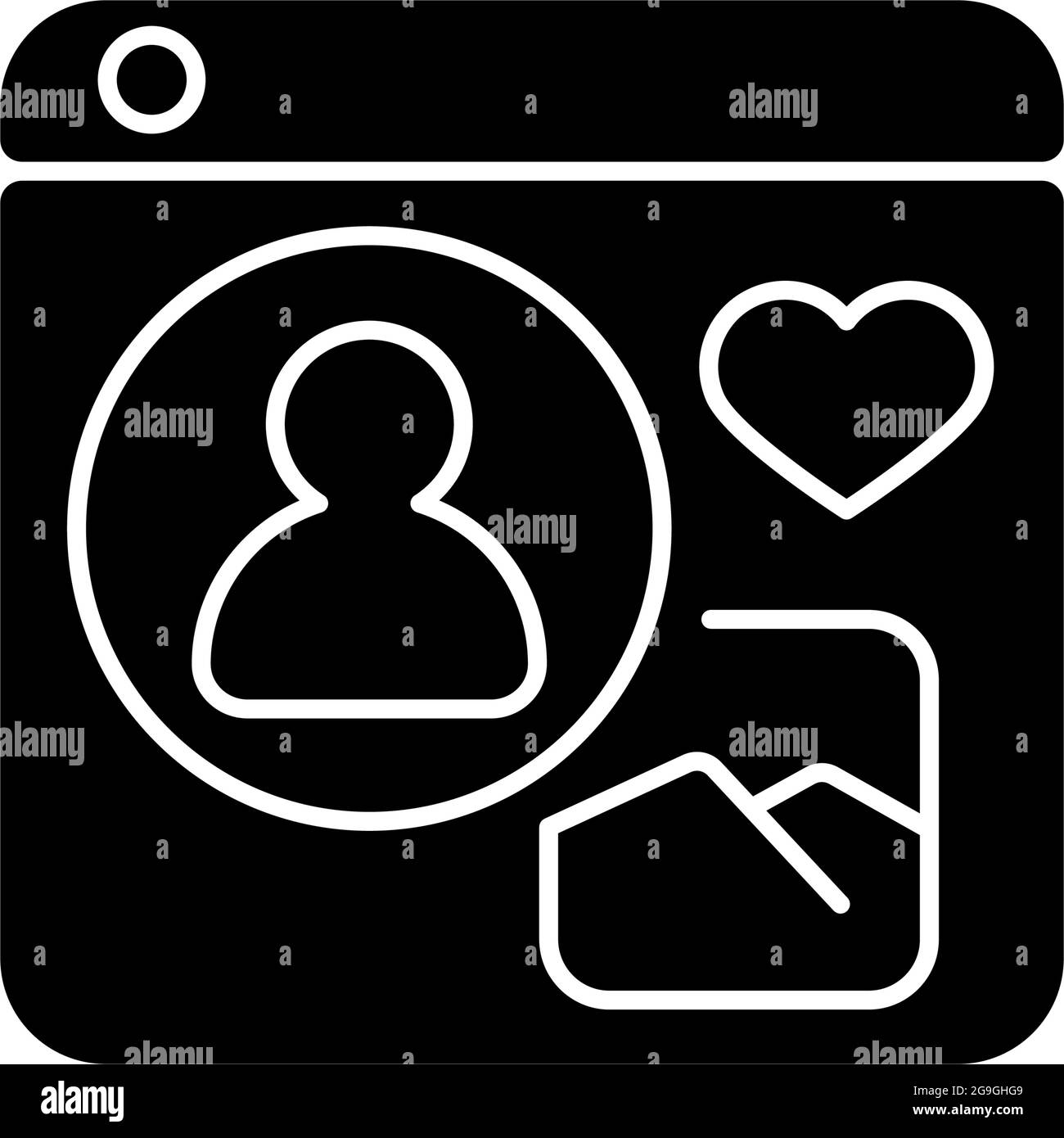 Social networks online marketing Black and White Stock Photos & Images ...