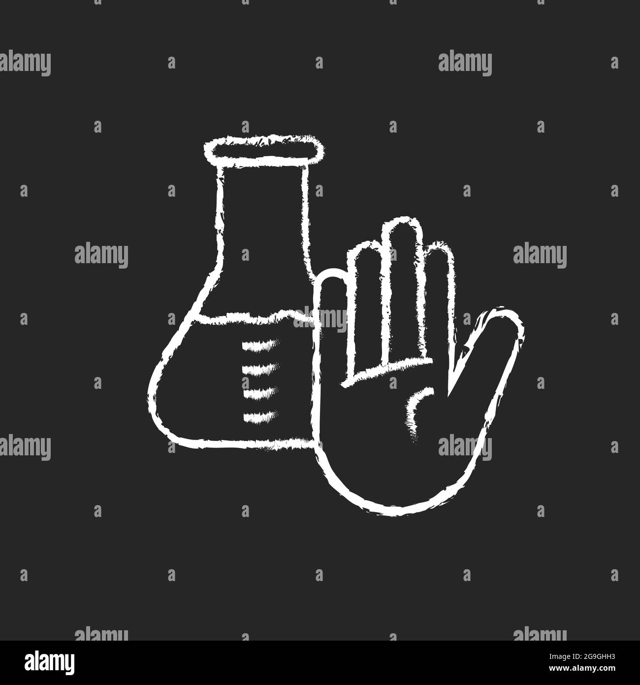 Science test tube drawing Black and White Stock Photos & Images - Alamy