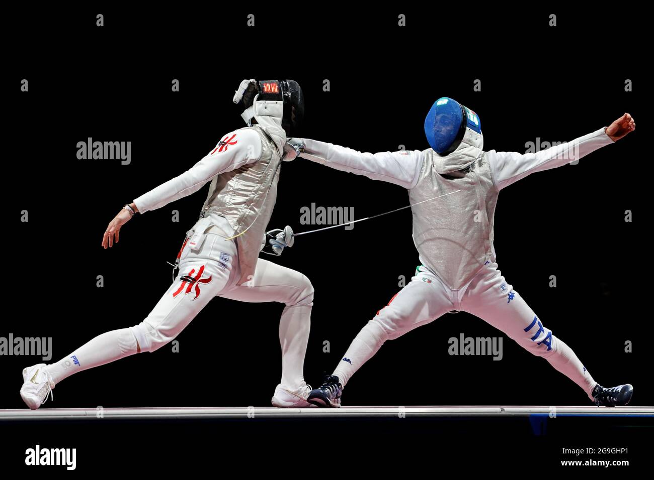 Chiba, Japan. 26th July, 2021. Fencing: Olympics, foil singles, men's ...
