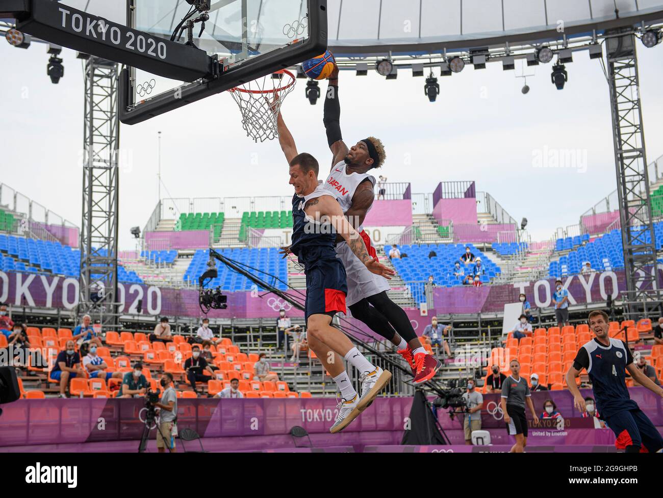 Tokyo, Japan. 26th July, 2021. Ira BROWN (JPN), right, action, duels ...