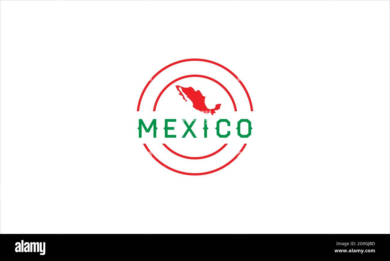 Mexico map vector hi-res stock photography and images - Alamy