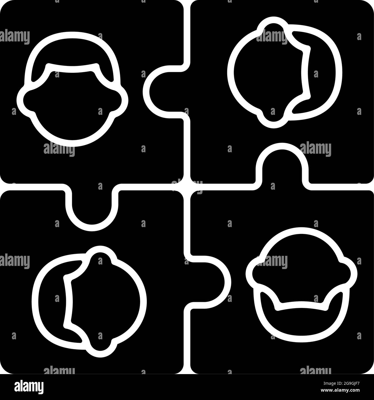 Team building black glyph icon Stock Vector Image & Art - Alamy