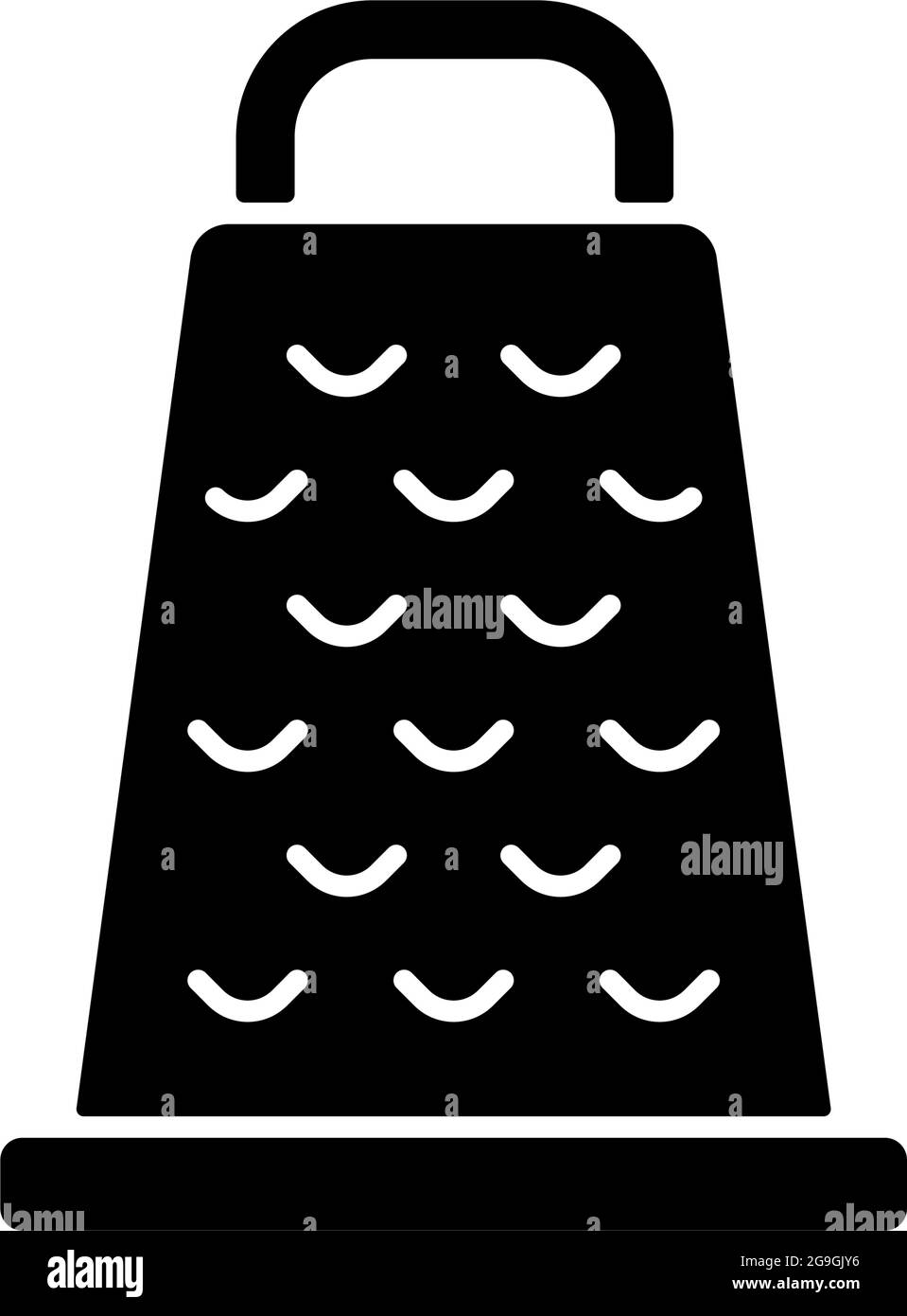 Grate for cooking black glyph icon Stock Vector Image & Art - Alamy