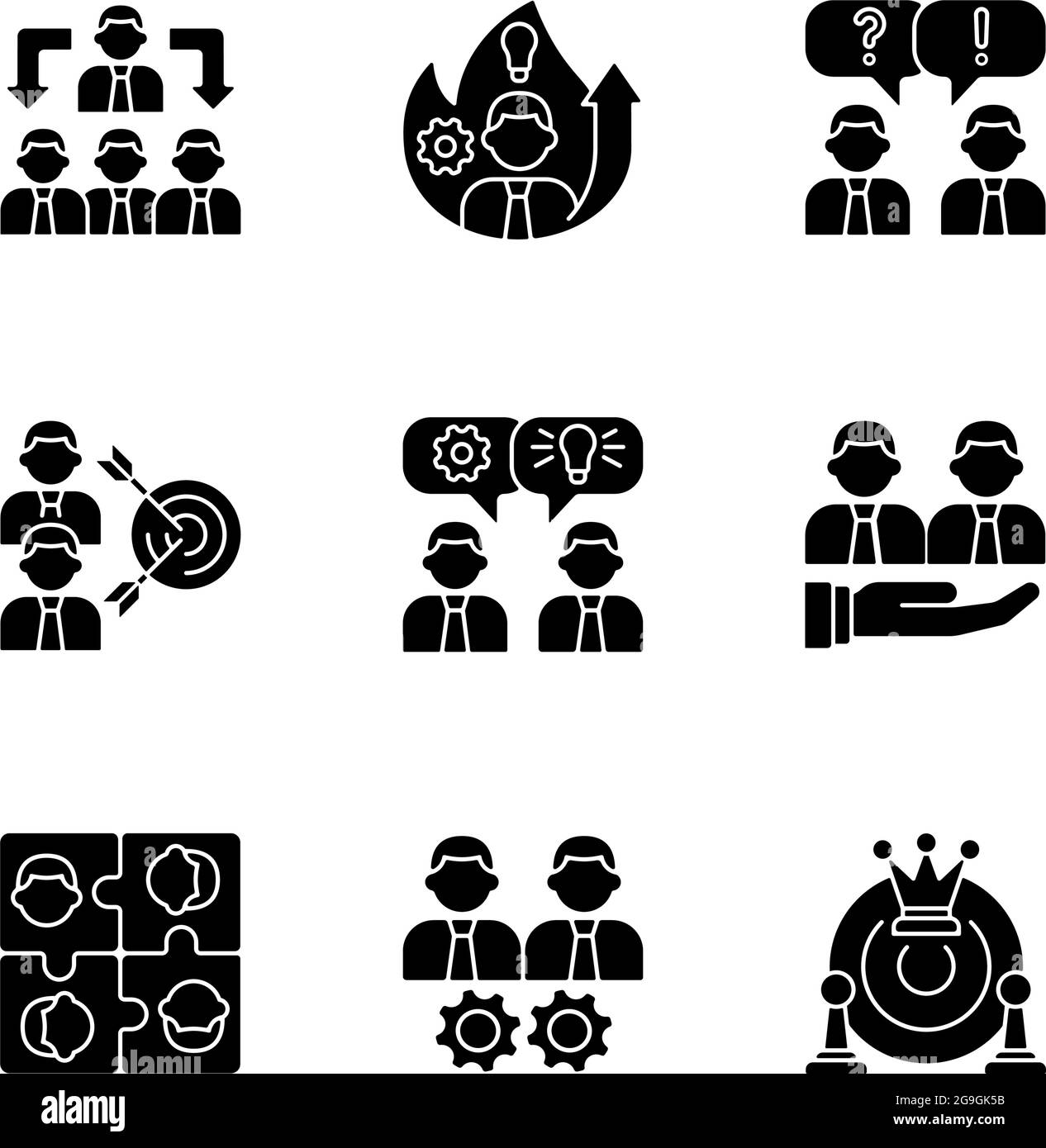 Communication and coordination Black and White Stock Photos & Images ...