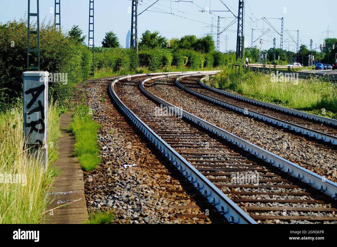 Rail track deformation hi-res stock photography and images - Alamy