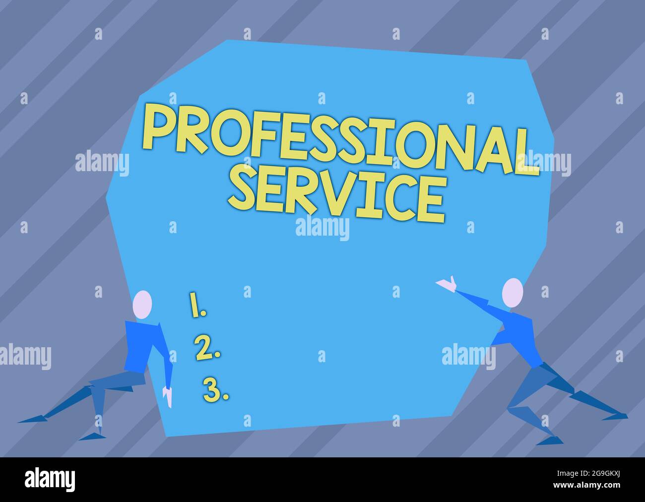 Hand writing sign Professional Service. Word Written on requiring ...