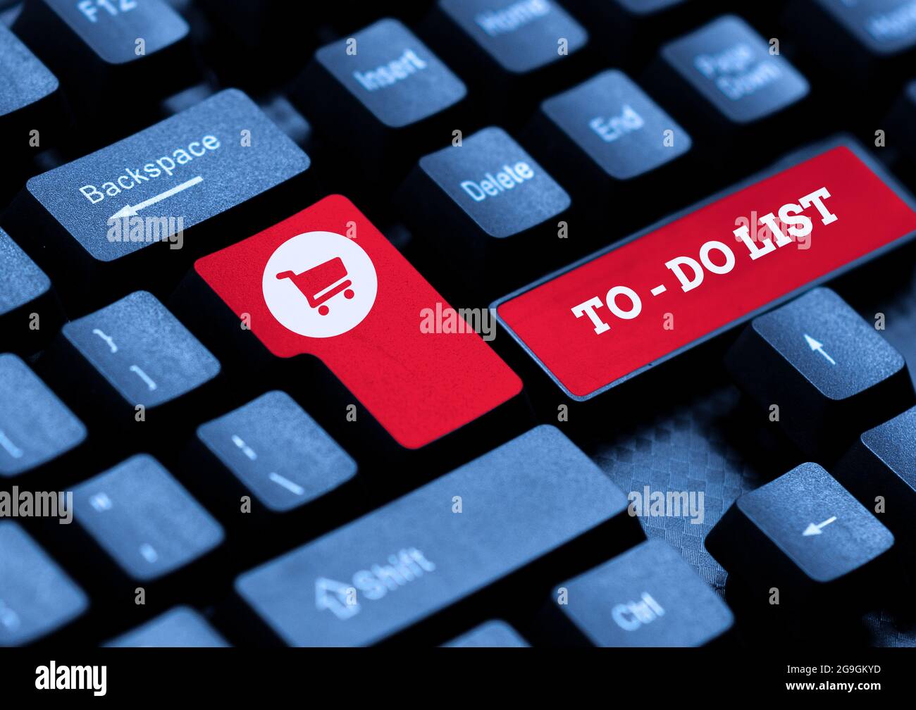 Hand writing sign To do List. Word for a list of tasks to complete and ...