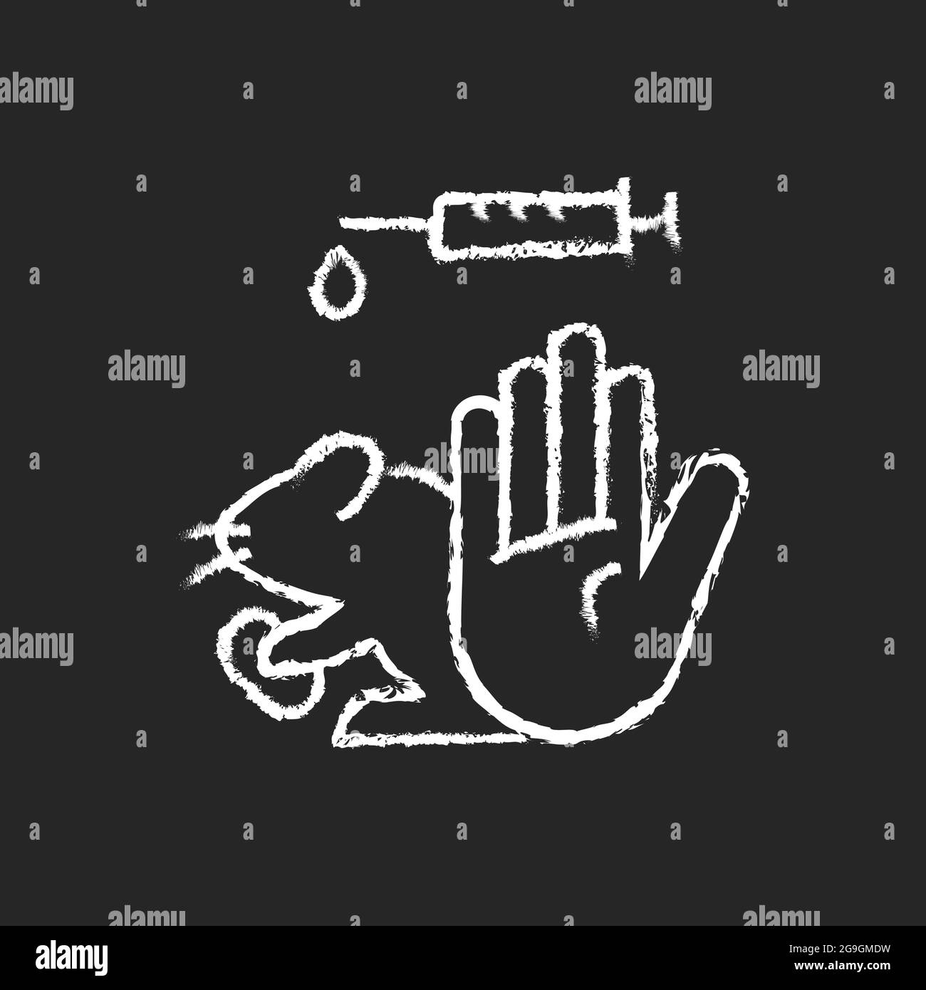 No animal testing black Stock Vector Images - Alamy