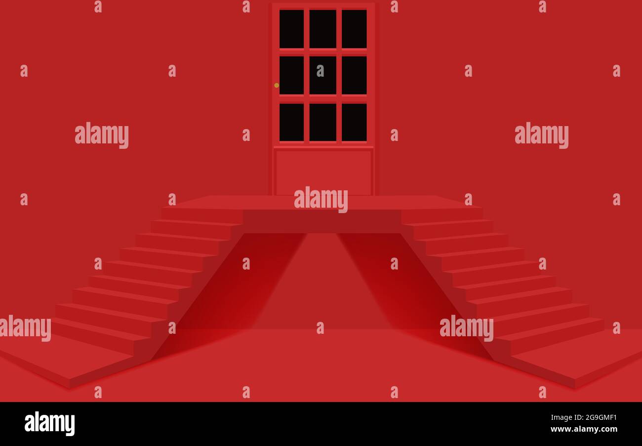 House carpet stairs Stock Vector Images - Alamy