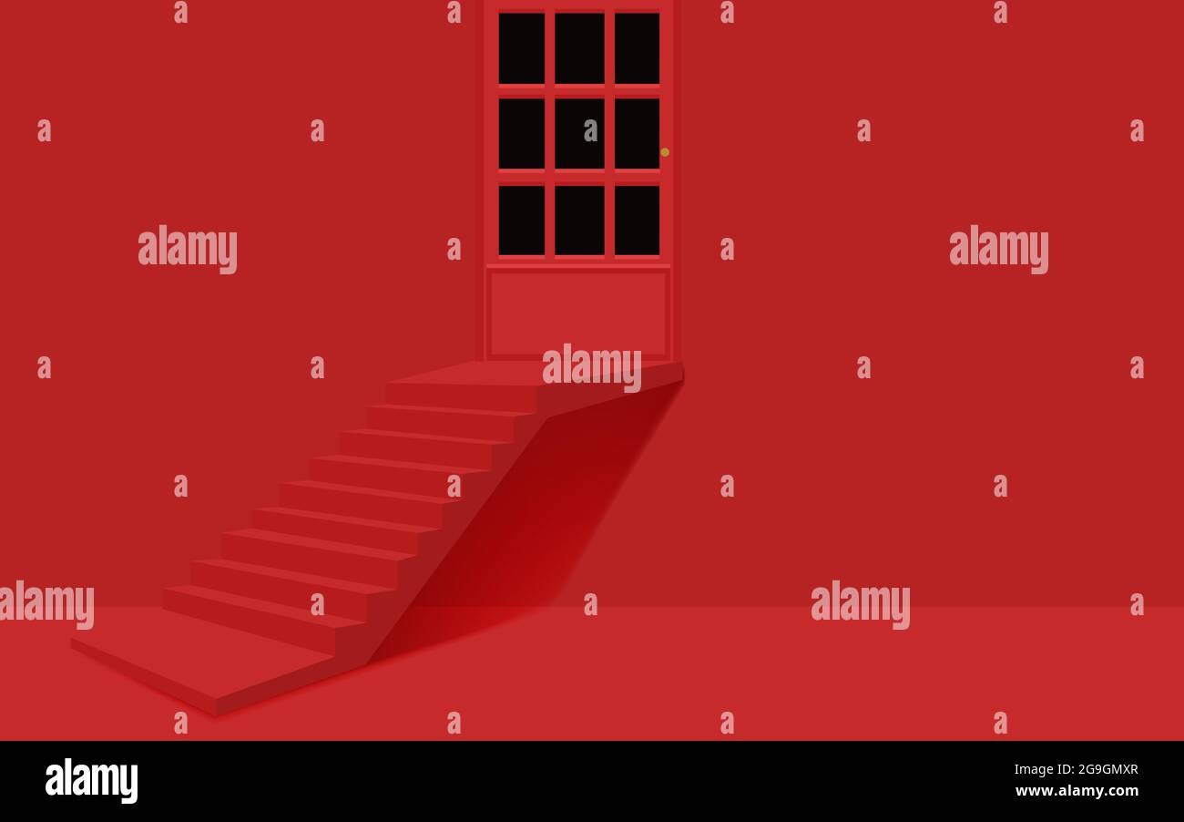 Staircase wall Stock Vector Images - Alamy