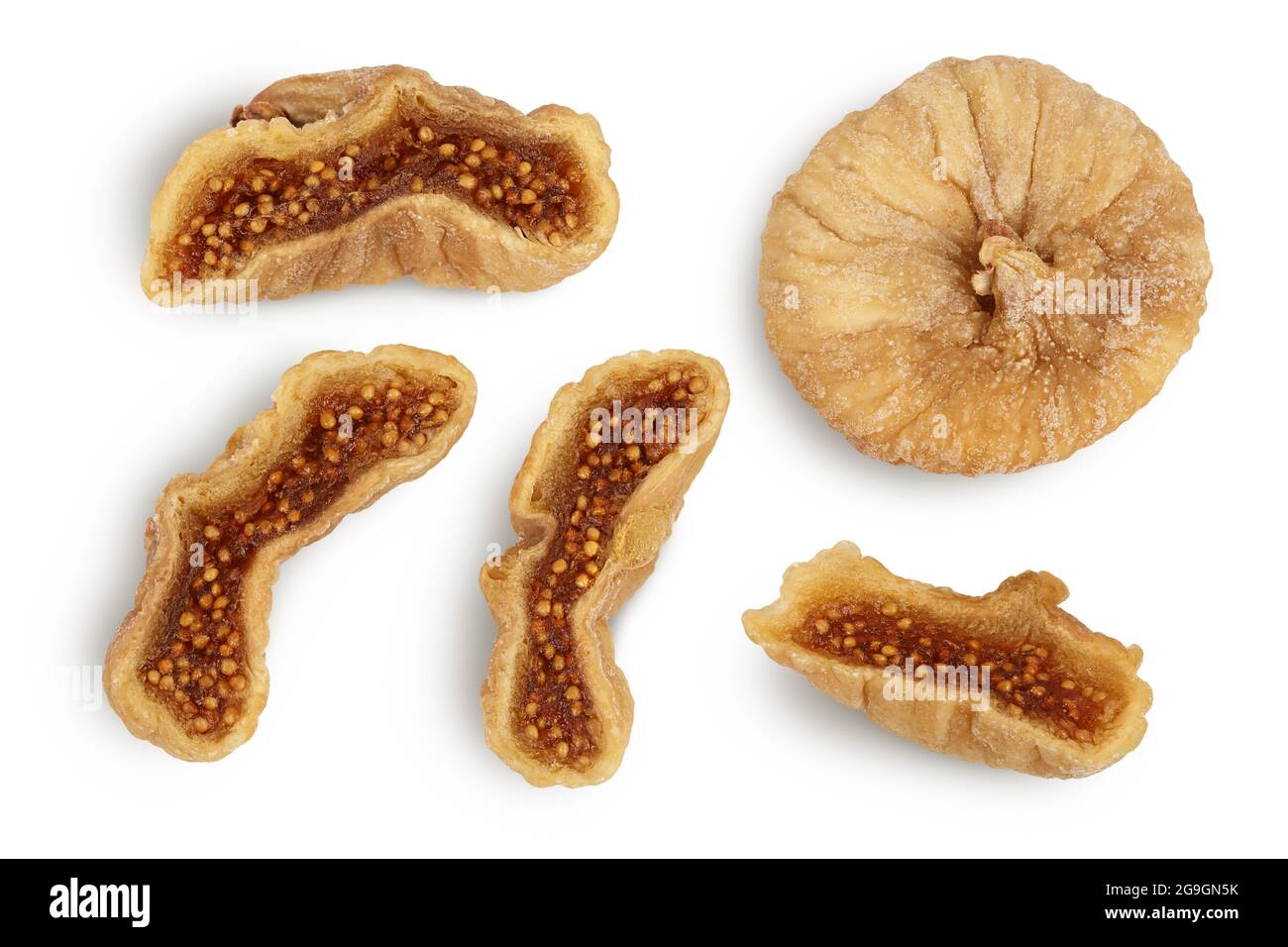 dried fig isolated on white background with clipping path and full ...
