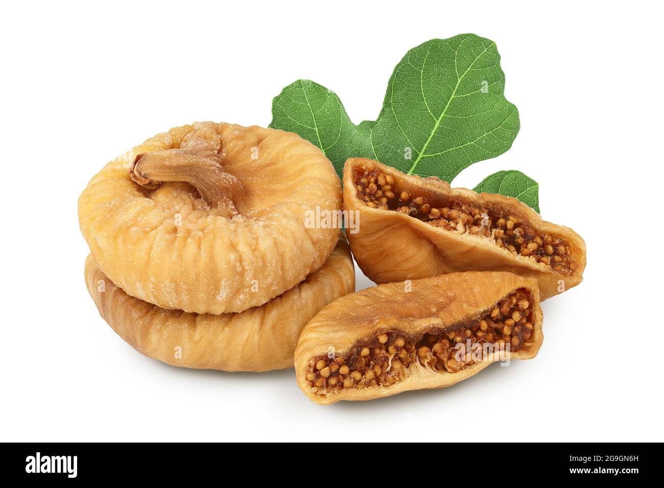 dried fig isolated on white background with clipping path and full ...