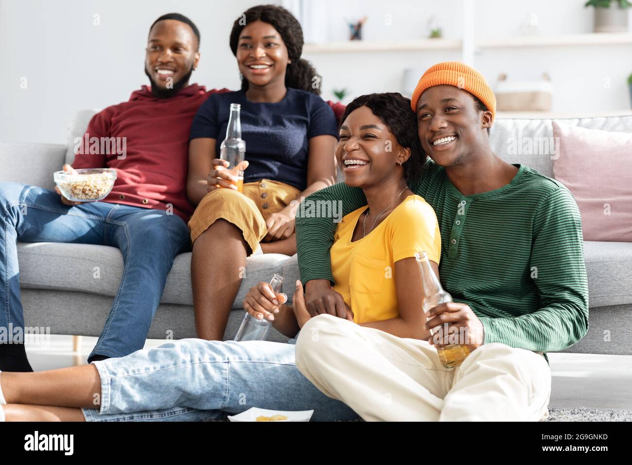 Group Of Young Black People