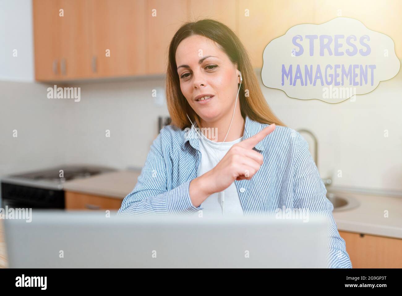 Conceptual display Stress Management. Business approach method of ...