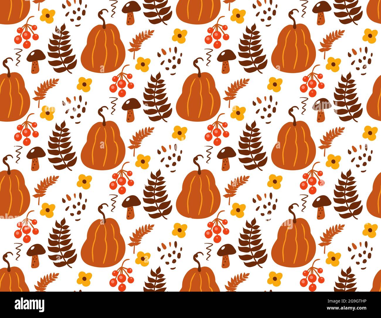 Boho abstract autumn seamless pattern. Bohemian print creative ...