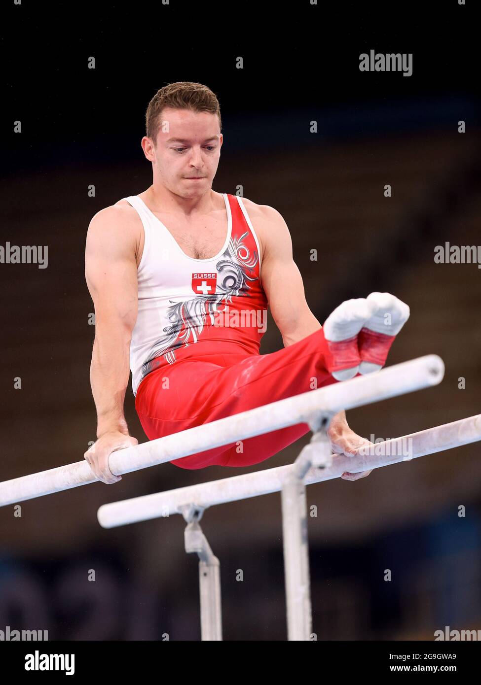 TOKYO, JAPAN - JULY 26: Christian Bauman of Switzerland competing on ...